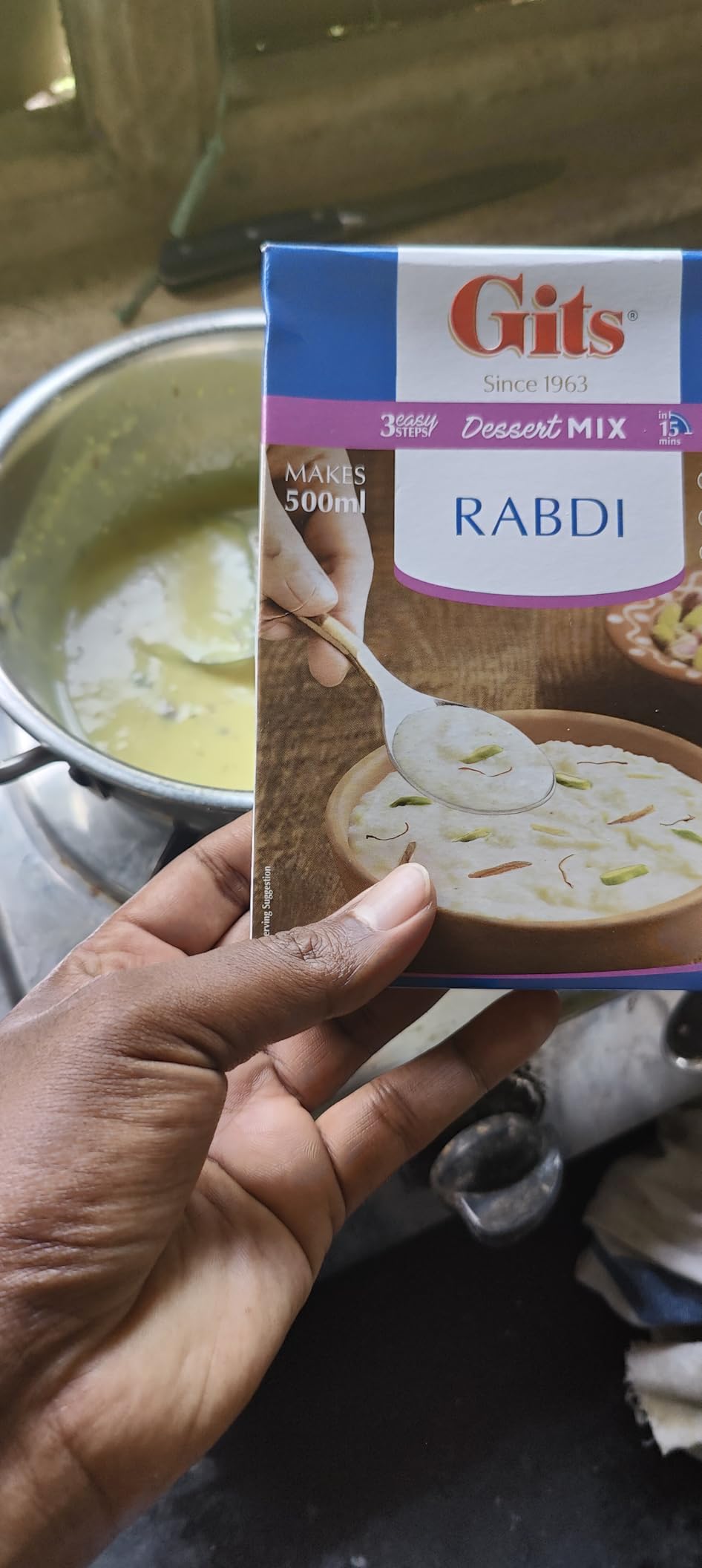 Gits Instant Rasmalai Dessert Mix, Pure Veg, Indian Sweet Recipe ...