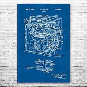 Amazon.com: Hot Air Furnace Poster Print (20x30) Ac Mechanic ...