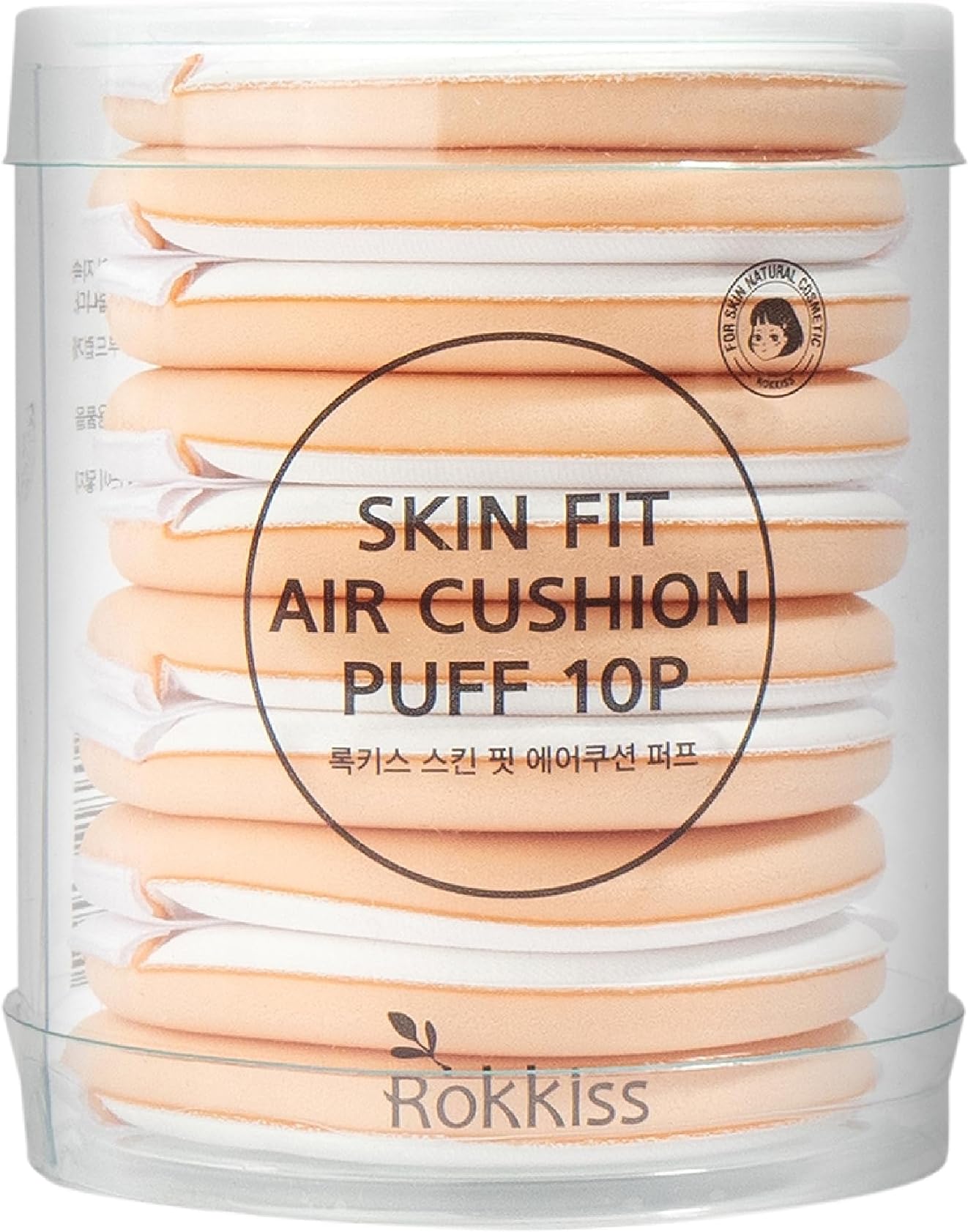 Amazon.com : ROKKISS Skin Fit Air Cushion Puffs (10 pcs) - Ultra Soft ...