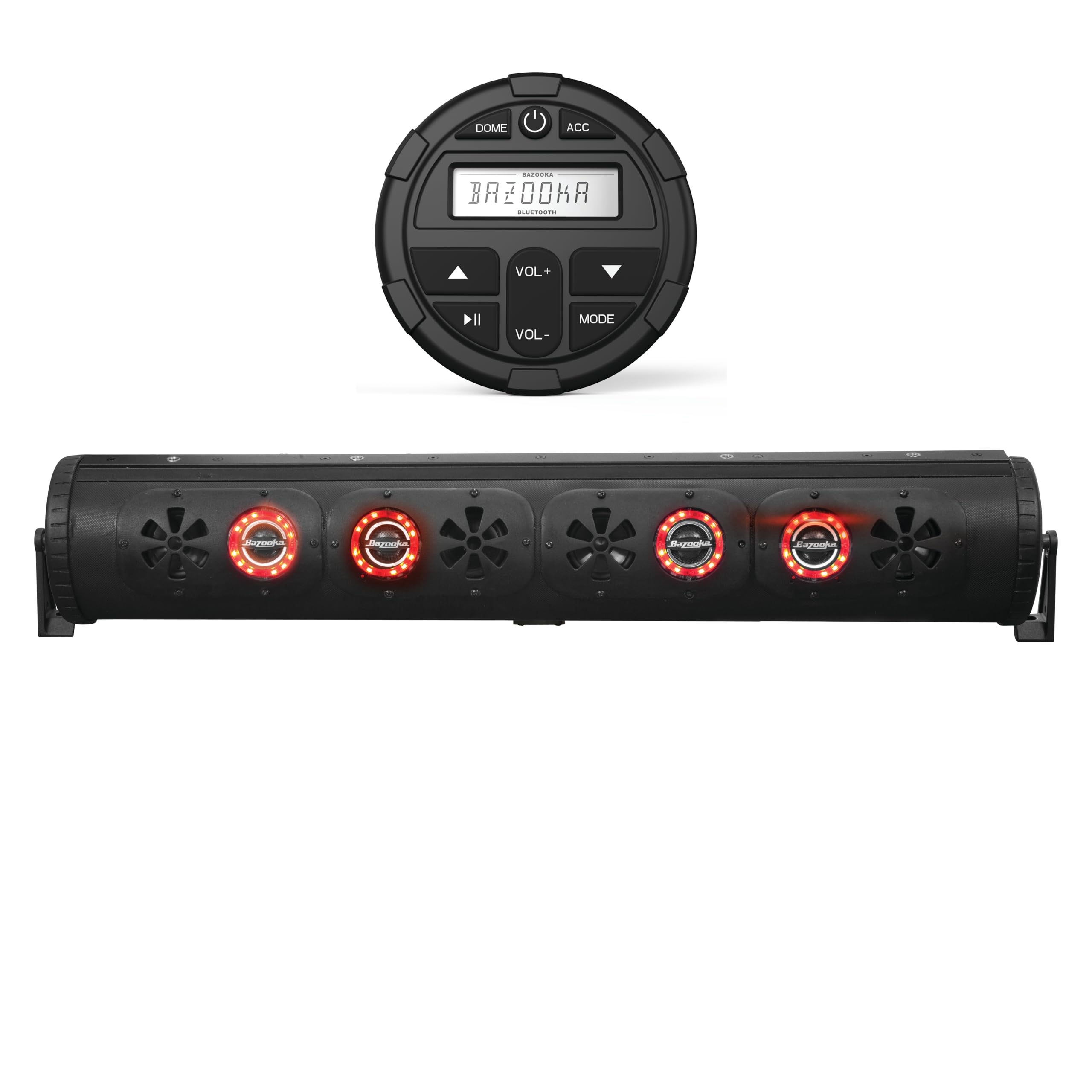 Amazon.com: Bazooka 36 Inch G2 Bluetooth Party Bar Speaker Bundle with Wireless Dashboard ...