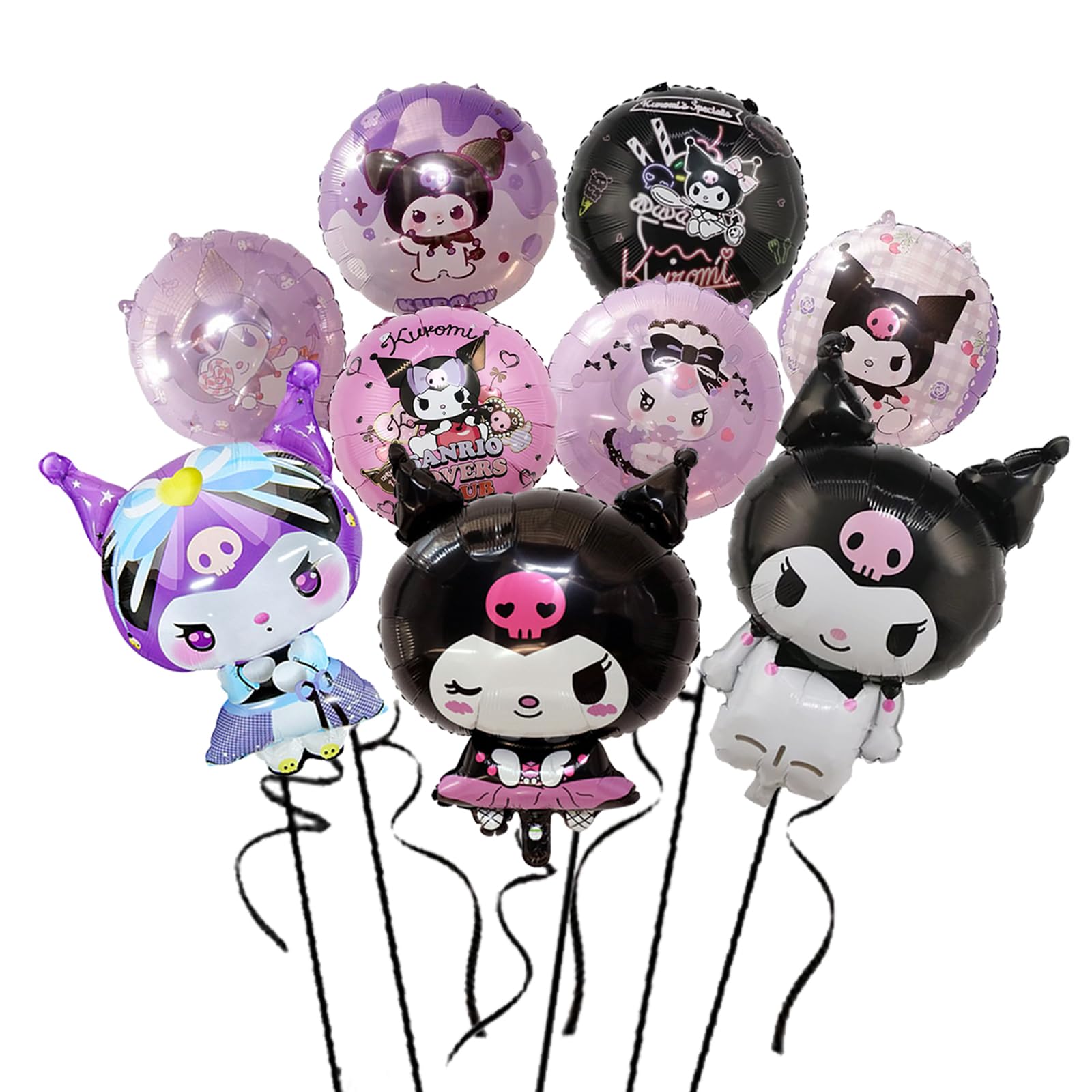 Amazon.com: 9PCS Cute Anime Birthday Decorations, Anime Themed Party ...