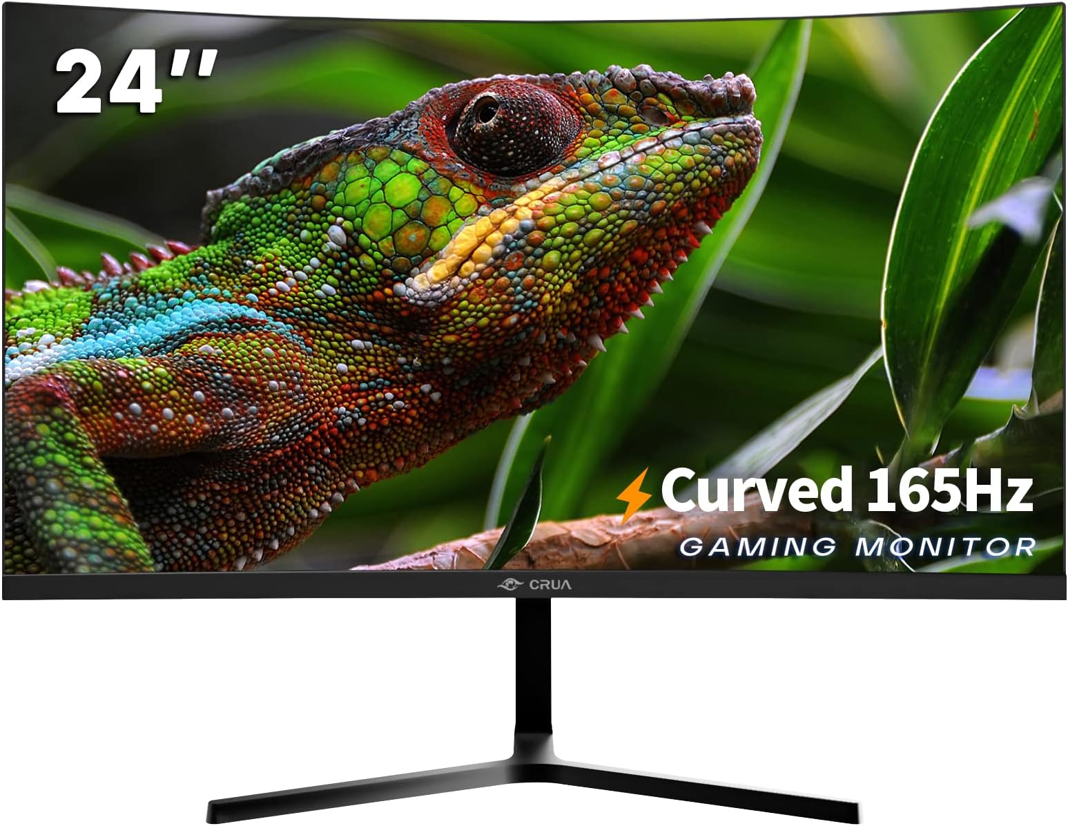 CRUA 24 Pouces 144hz/165hz Écran PC, Gaming Moniteur 1080P Frameless ...