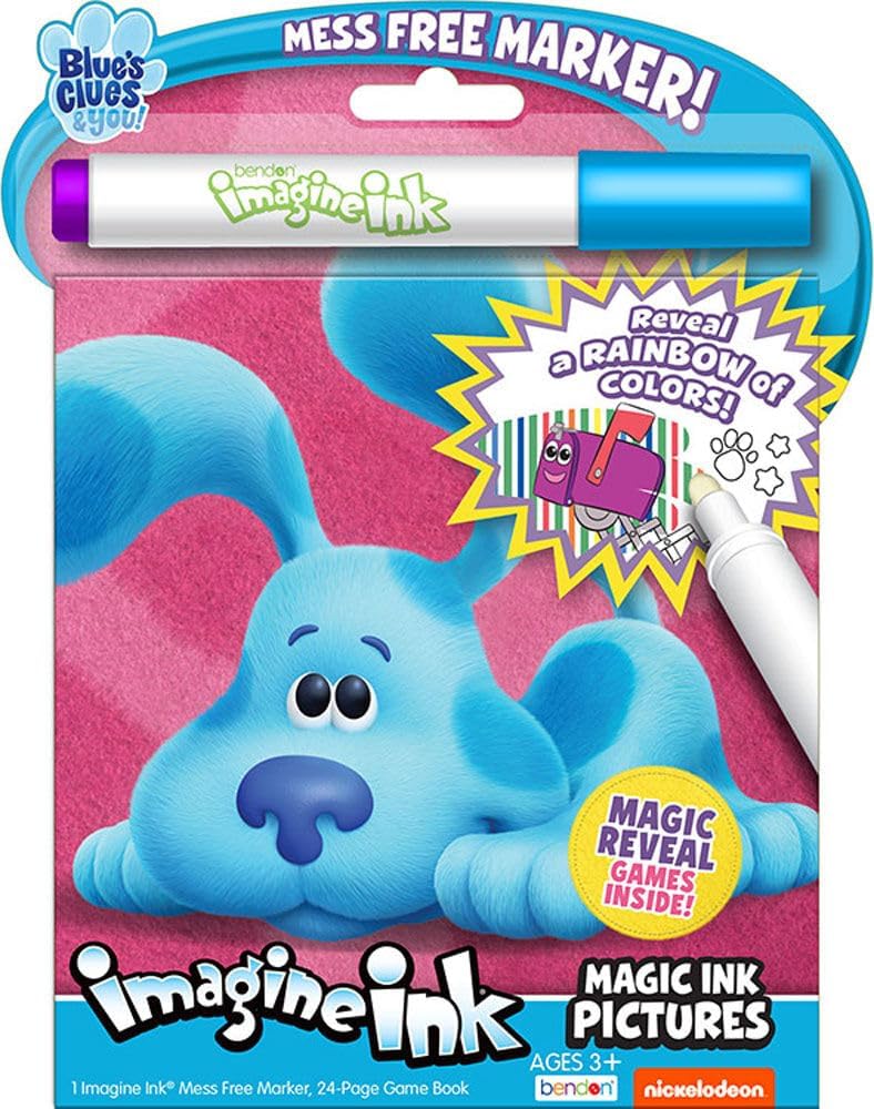 Amazon.com: Bendon Magic Ink Pictures Bk Blue's Clues & You : Toys & Games