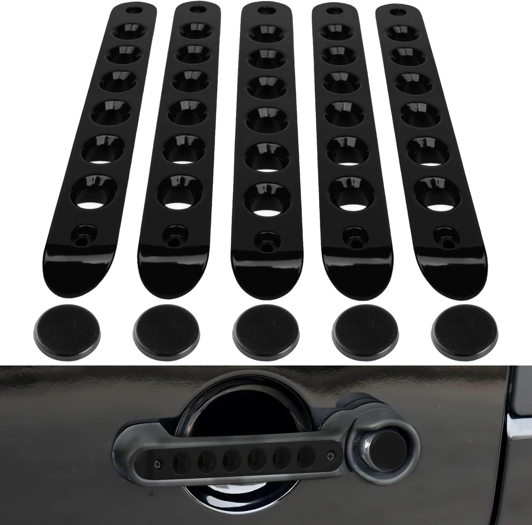 Amazon.com: JeCar Door Handle Covers Tailgate Handle Covers Exterior ...