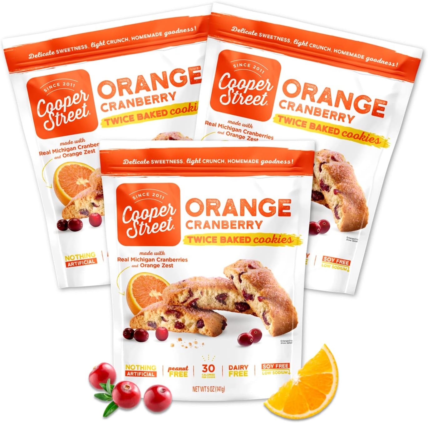 Amazon.com : Cooper Street Cookies All Natural Twice Baked Crispy ...