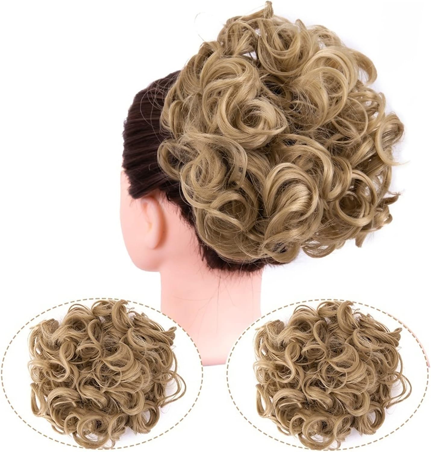 Chignon per capelli da donna Capelli sintetici disordinati Chignon ...