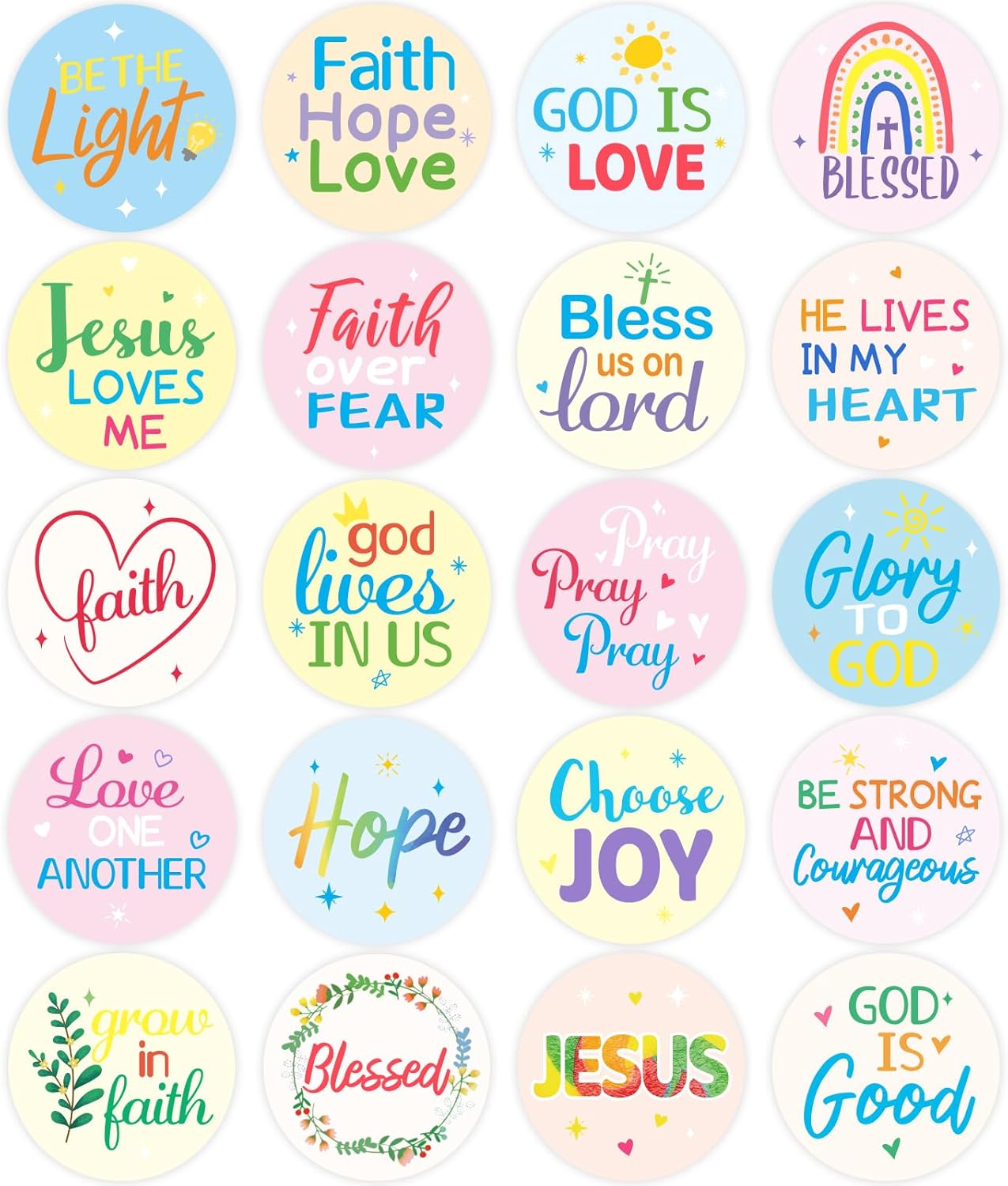 Amazon.com: Fancy Land Christian Easter Stickers for Kids Religious ...