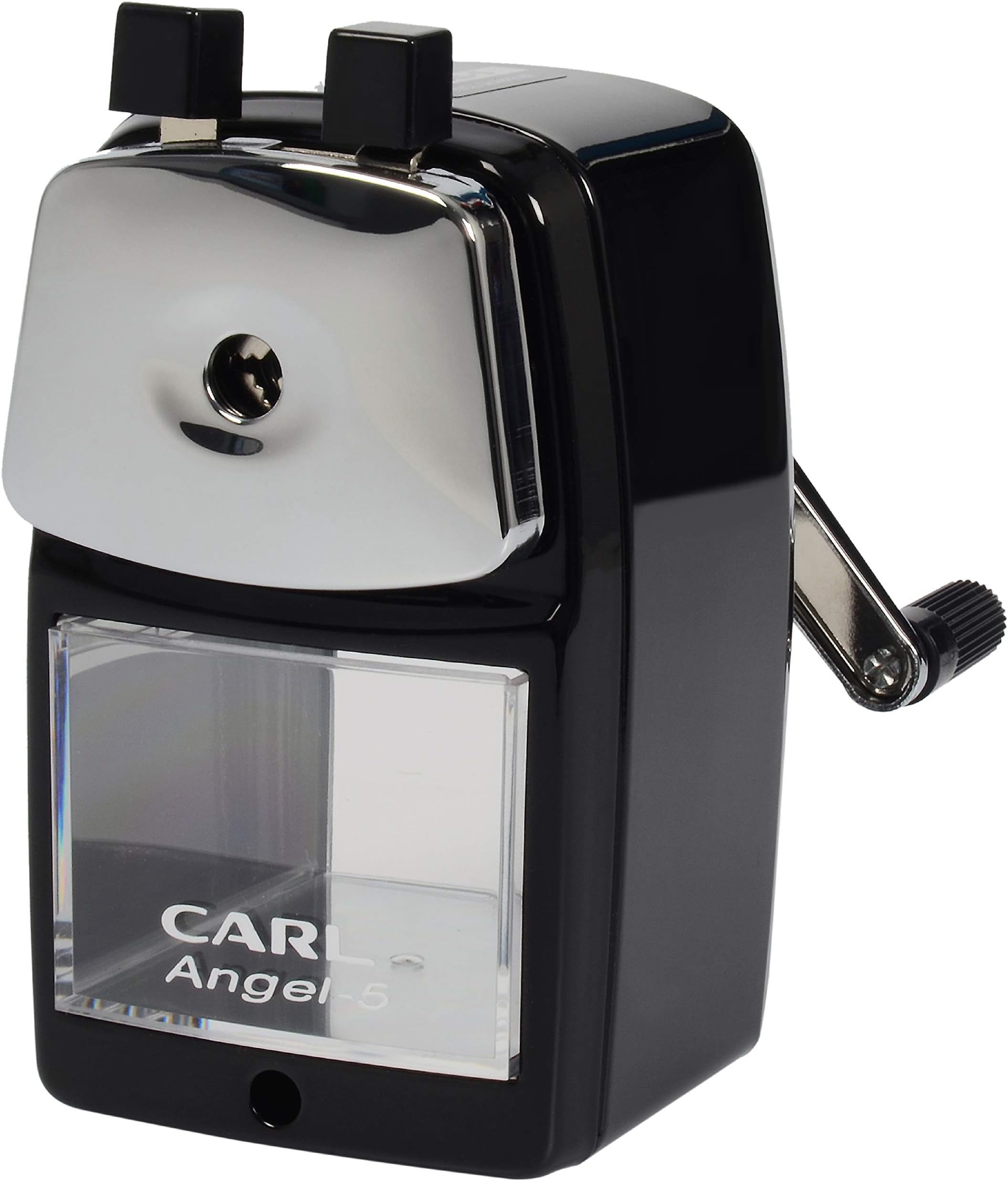 Carl Angel-5 Manual Pencil Sharpener with Metal Table Mount. Quiet for ...