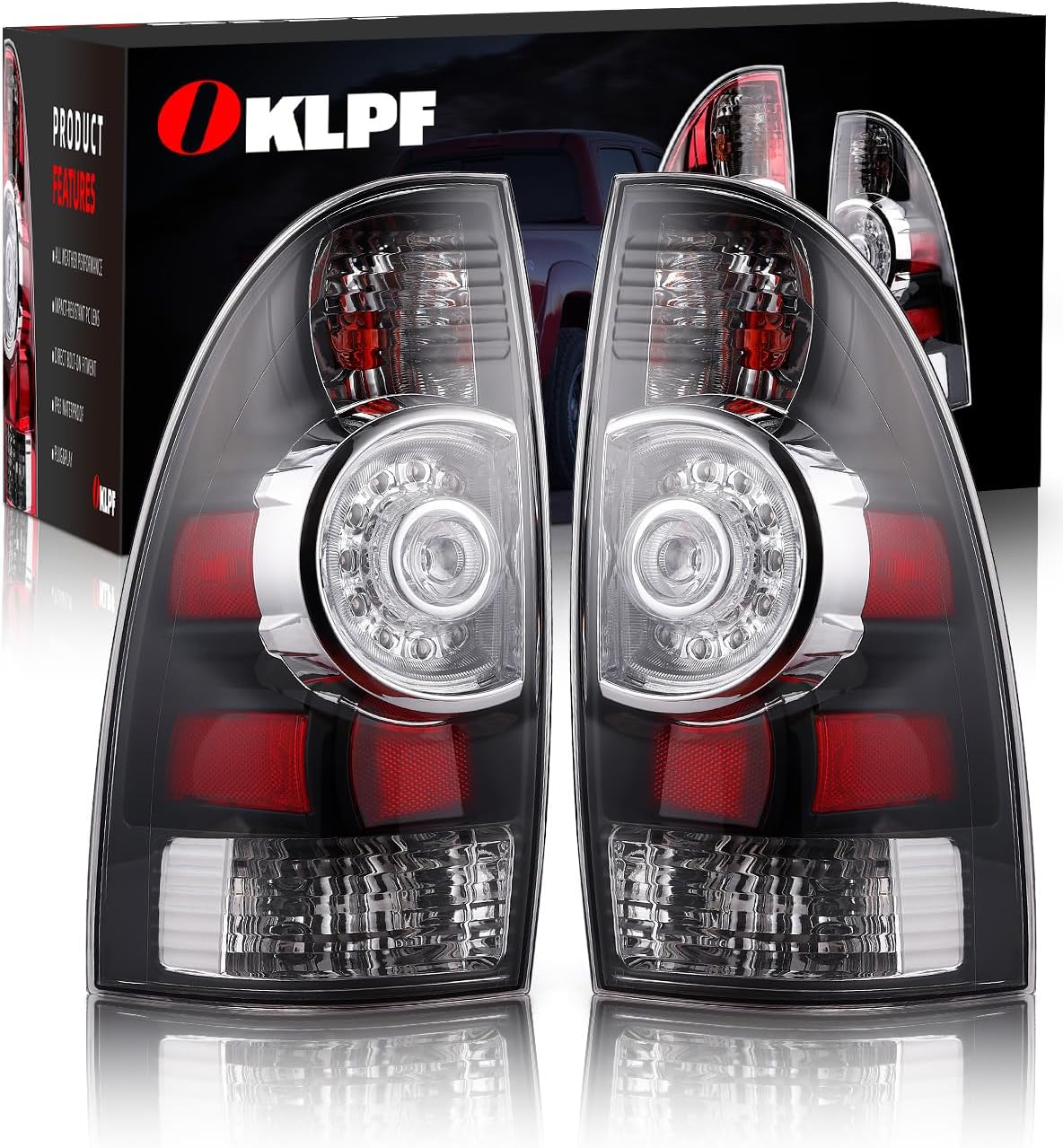 Amazon.com: FOMIUZY Tail Lights Assembly Fit Toyota Tacoma 2005 2006 ...