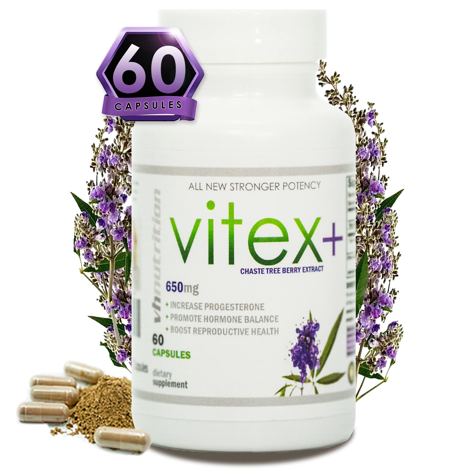 Buy VH tion Vitex Chasteberry Supplement Formula to Balance Womens ...