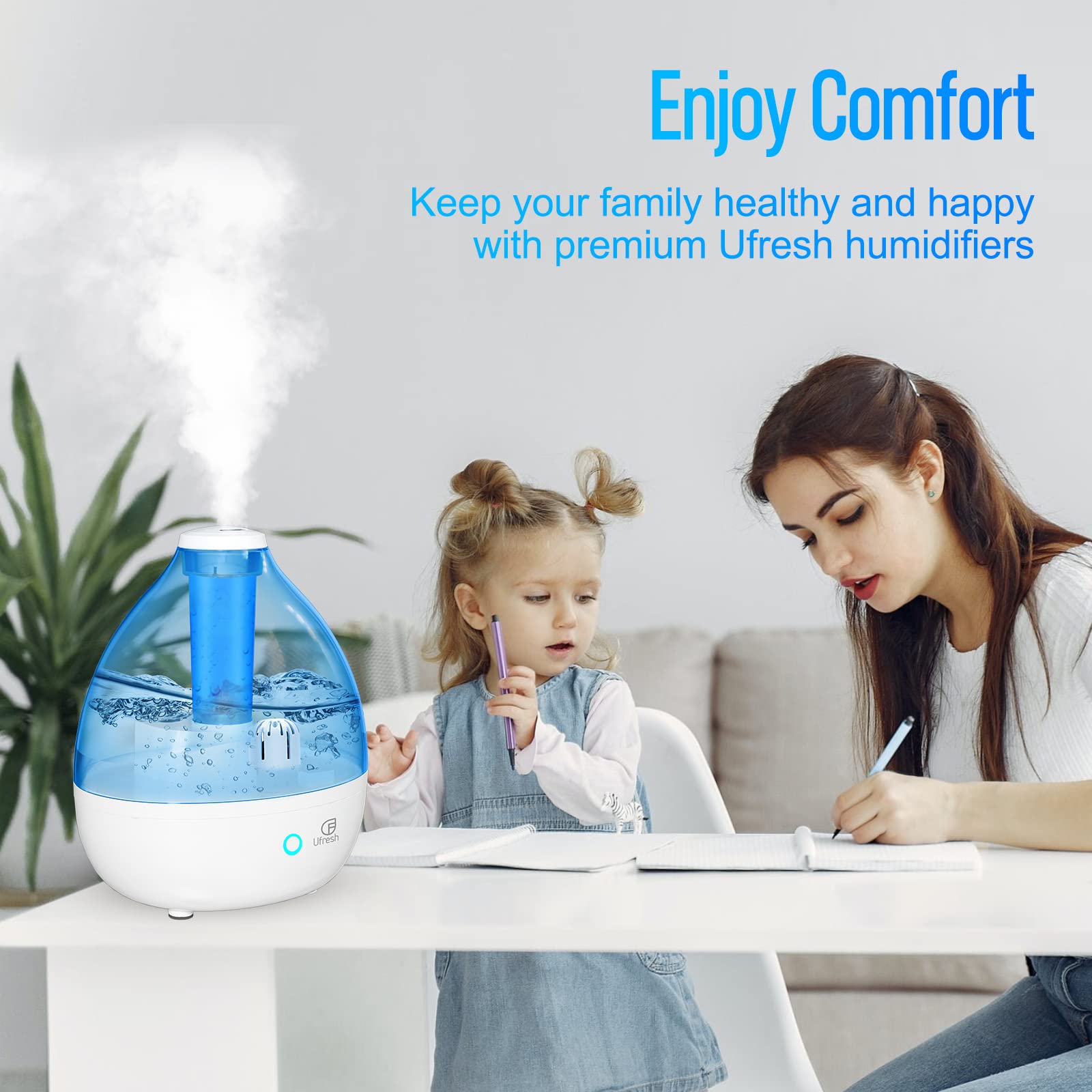 Facial Steamer Cool Mist Maker Baby Air Humidifier Add
