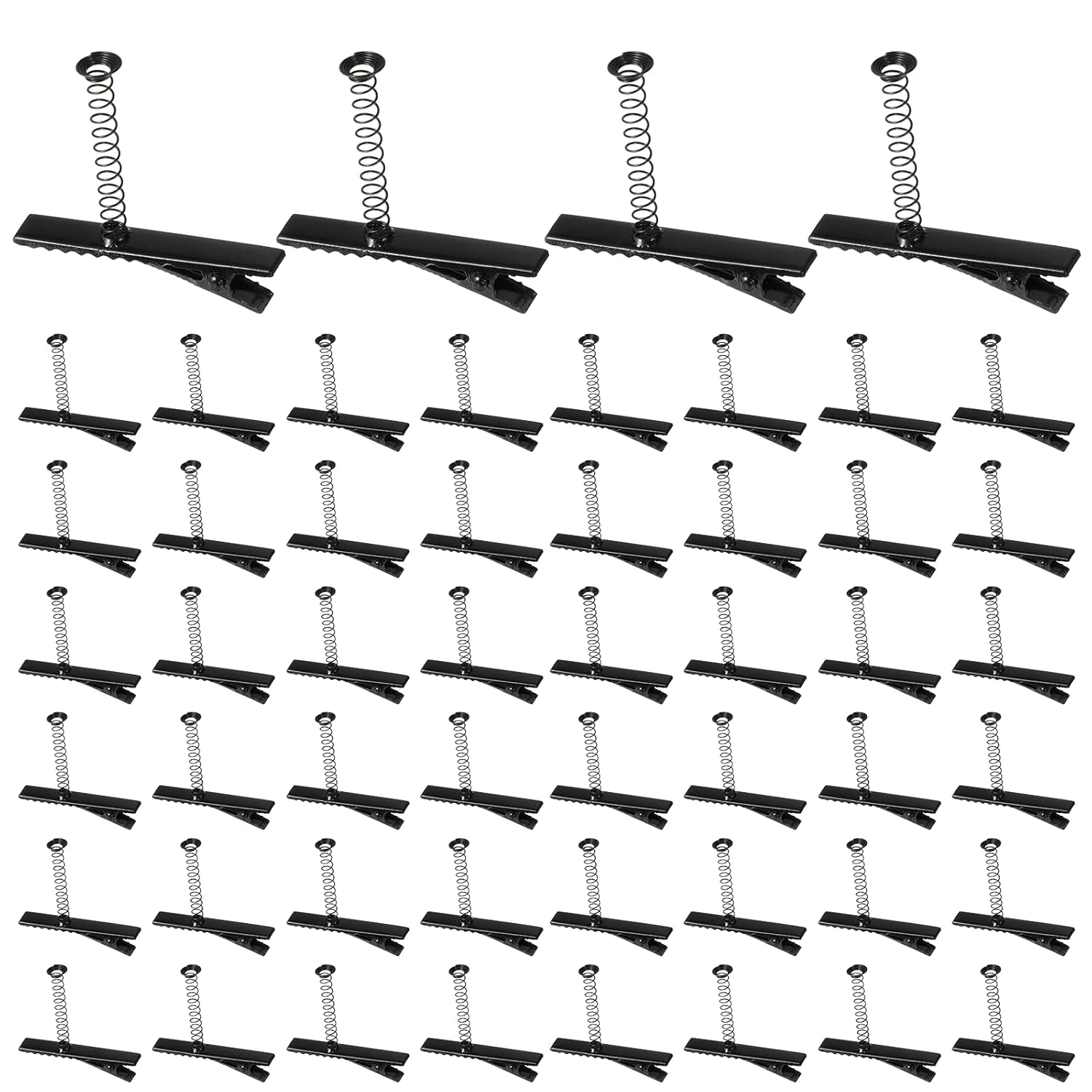 Amazon.com : cobee 100 Pcs Metal Duck Bill Hair Clips, Black Clip With ...