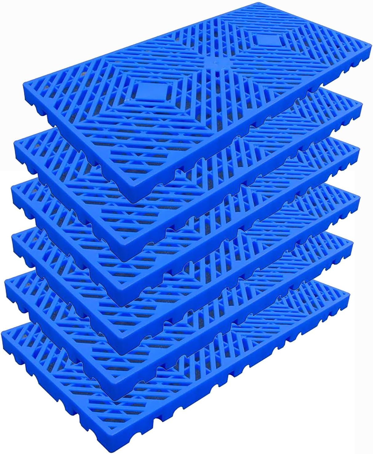 Amazon.com: Yamahiko Plastic Pallet for Basement Storage, 6 Pcs ...