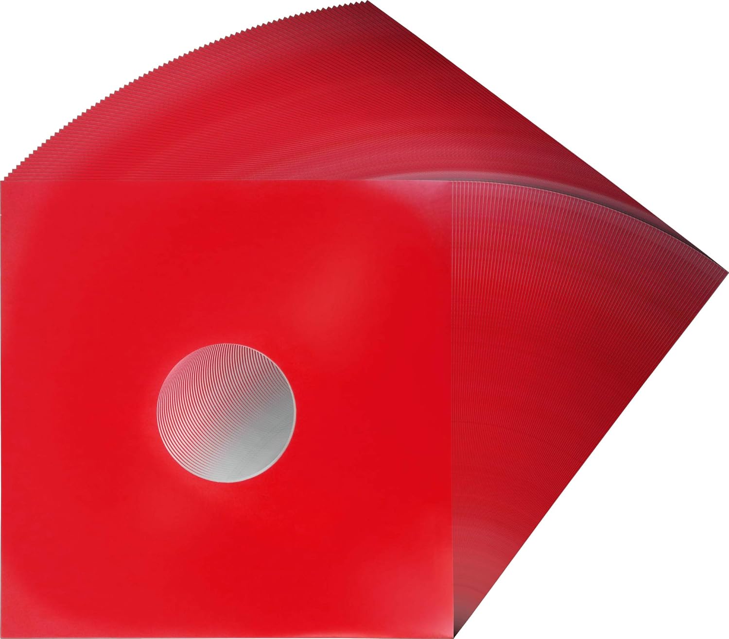 Amazon.com: Square Deal Recordings & Supplies (50 Pack) 12 inch LP Red ...