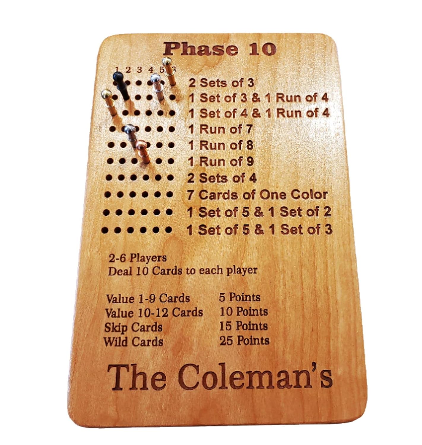 Amazon.com: Phase 10 Scoreboard : Toys & Games