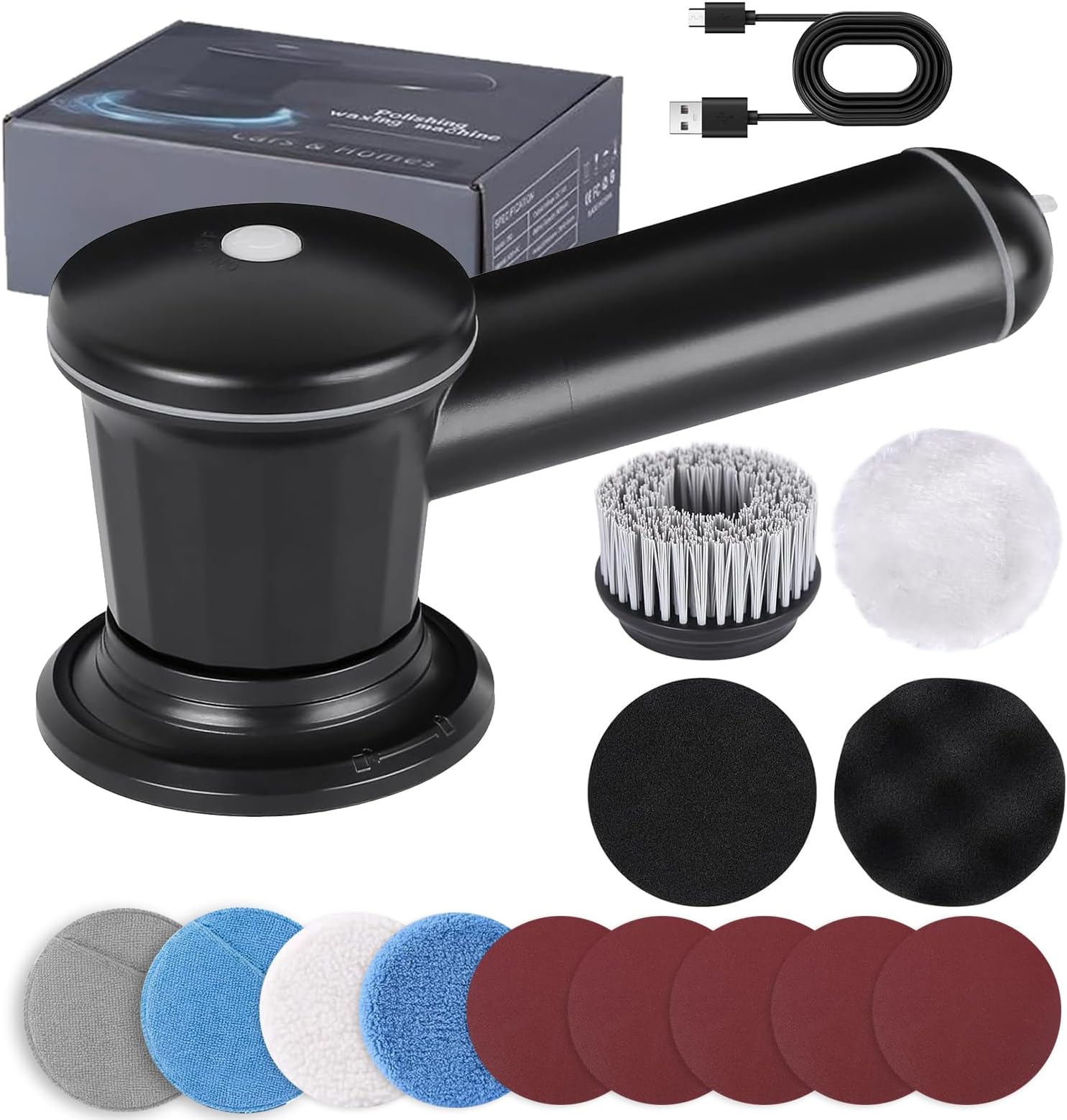 Amazon.com: Buffer Polisher Car for Detailing Buffers and Wireless ...