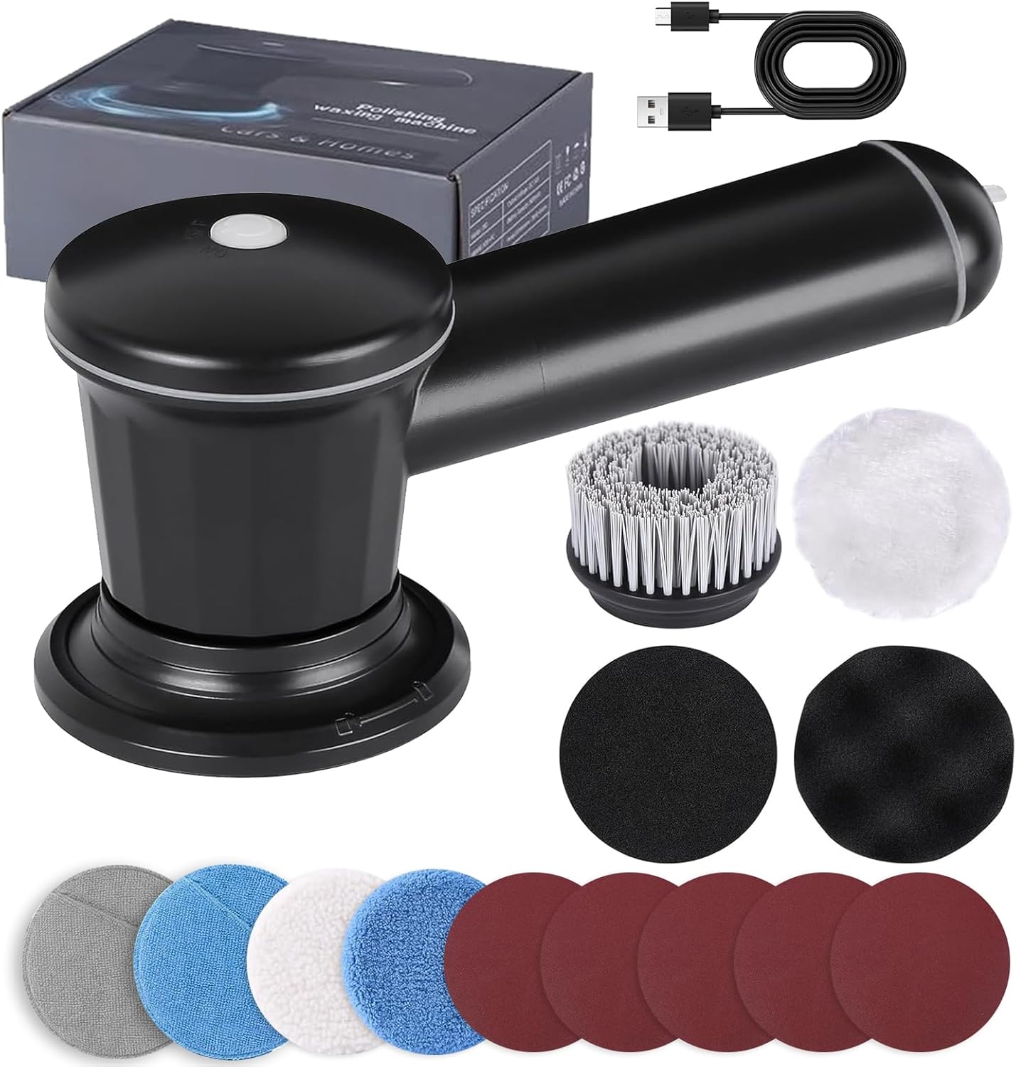 Amazon.com: Buffer Polisher Car for Detailing Buffers and Wireless ...