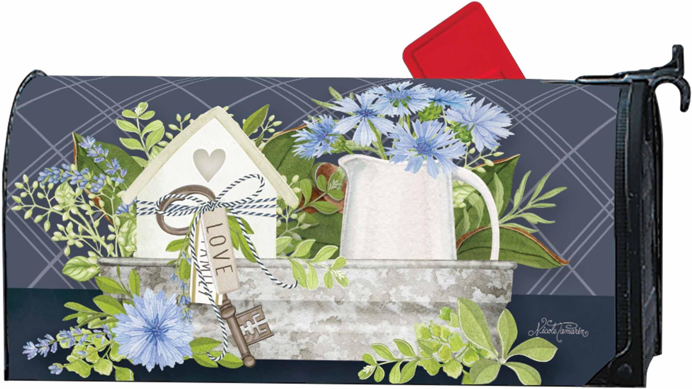 Amazon.com: MailWraps Studio M Farmhouse Daisies Decorative, The ...