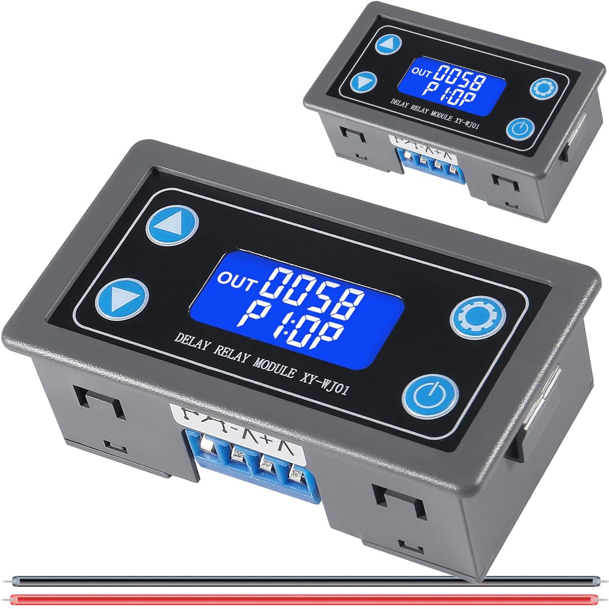 DAOKAI Delay Relay Module DC 6-30V 12V 24V Time Delay Relay Module 0 ...