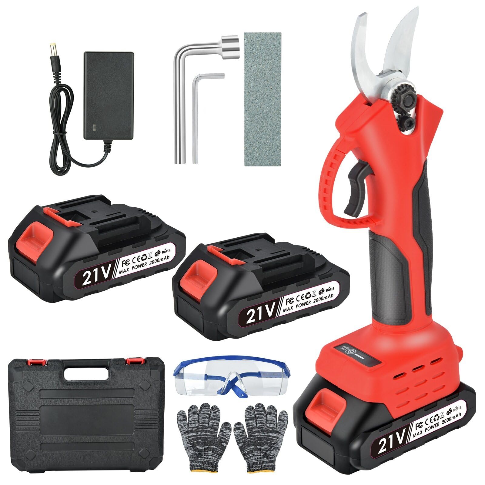 Electric Pruning Shears: Professional Cordless Tree Trimmer, 30mm (1 ...