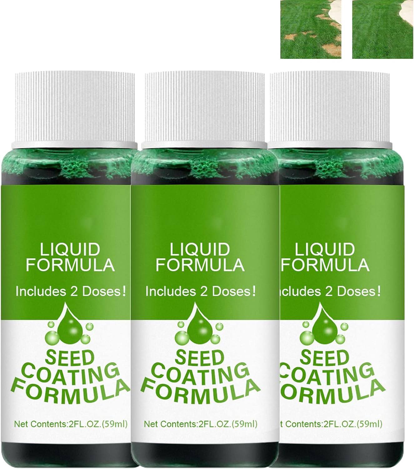 Amazon.com : Liquid Grass Seed Spray for Lawn, Green Grass Lawn Repair ...
