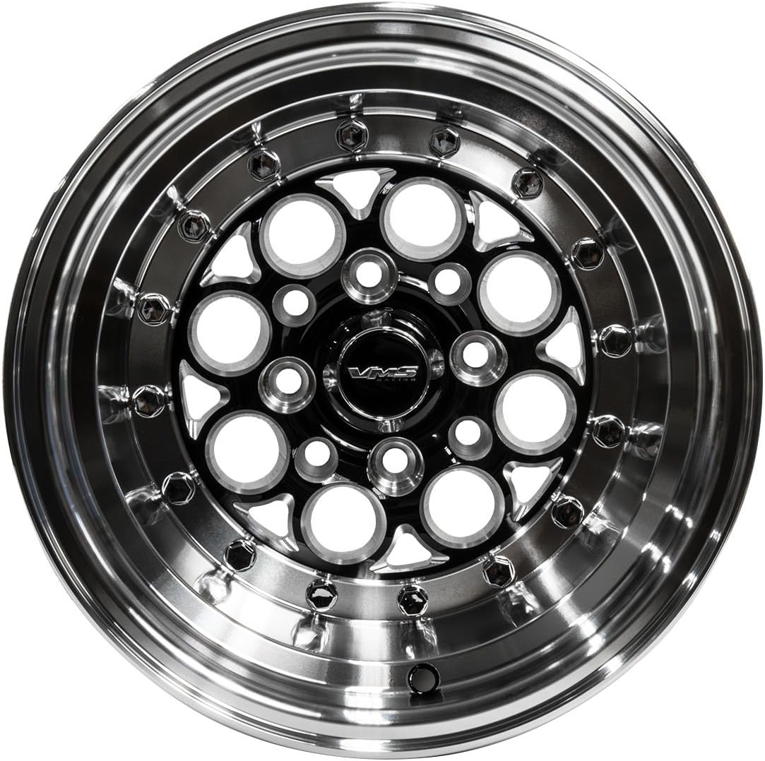 Amazon.com: VMS RACING 13x9” Revolver 4 LUG Drag Track Wheels Rims ...