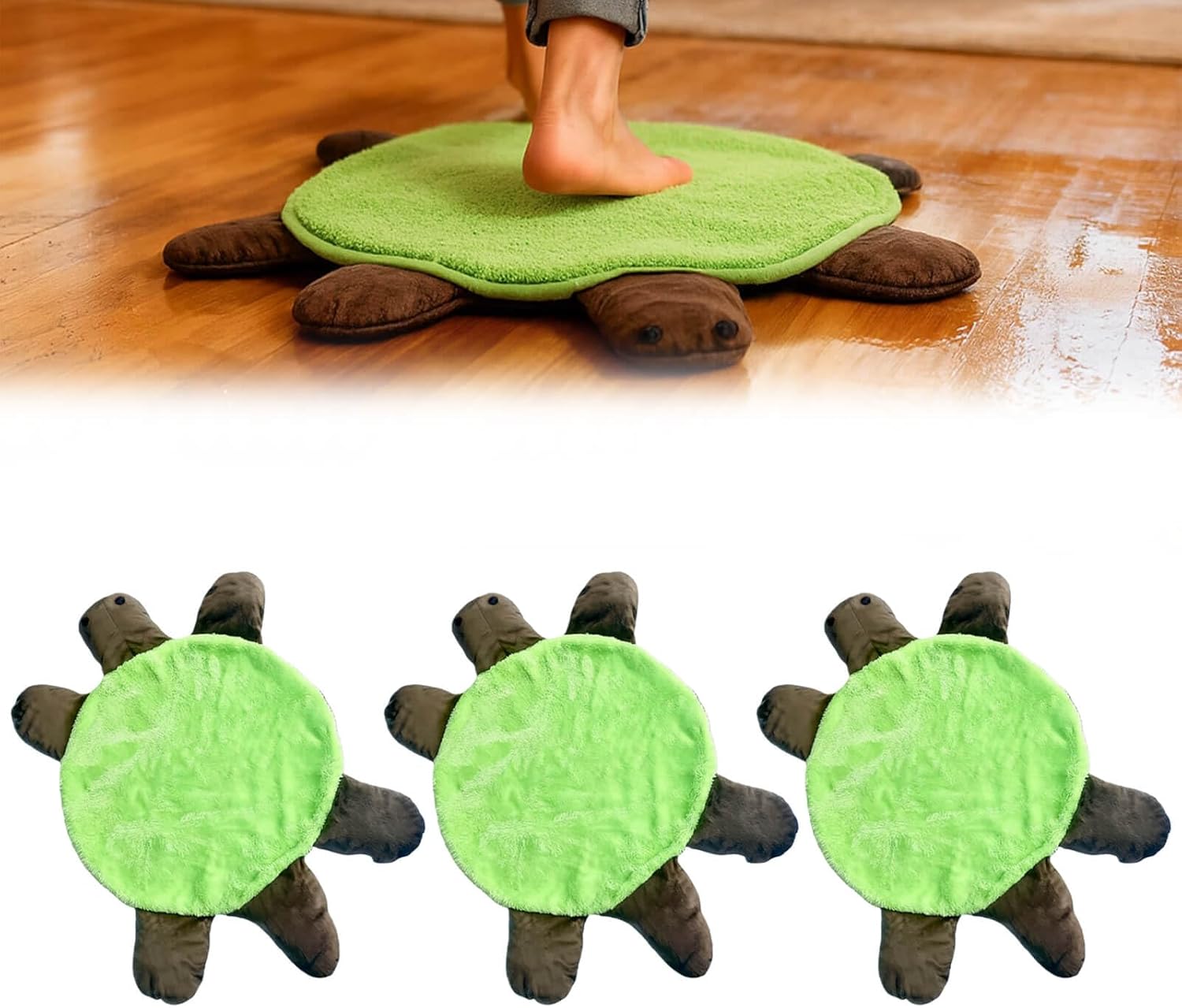 Amazon.com: Floor Turtle Foot Mop – Cute Turtle-Shaped Foot Mop Pad ...