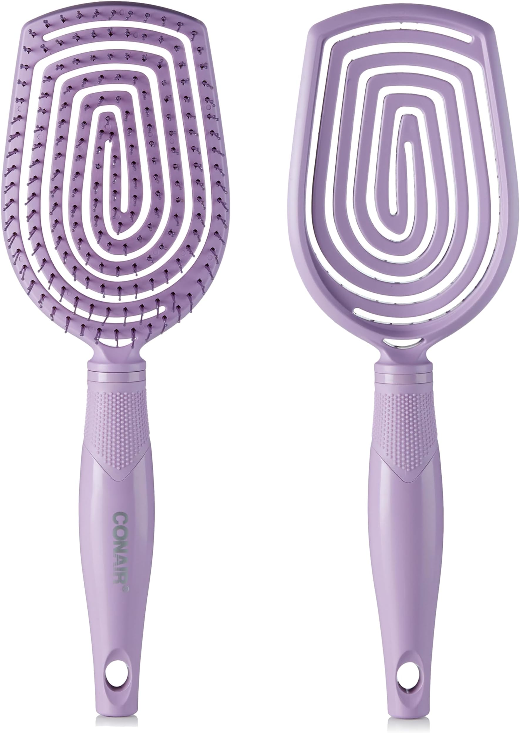 Amazon.com : Conair Scalp Care Detangling hairbrush - Curly Hair Brush ...