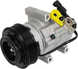 Fastspace Automotive AC Compressor with Clutch Compatible with 2015 Fit ...