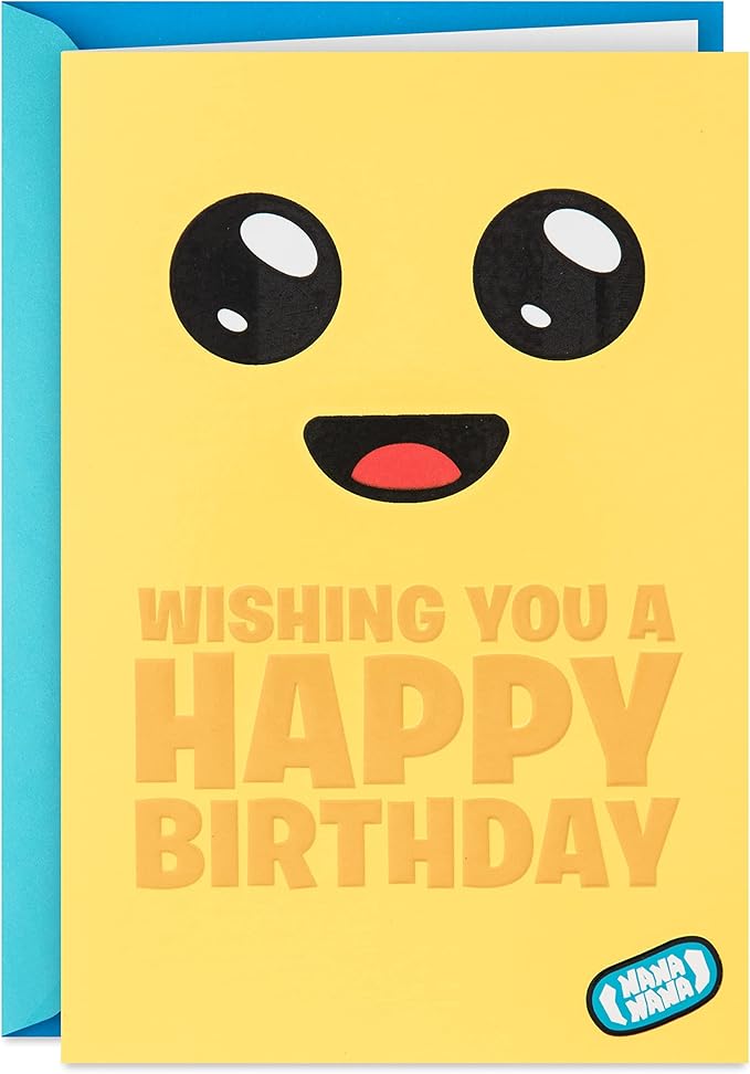 Amazon.com : Hallmark Fortnite Birthday Card for Kids with Decal (Peely ...