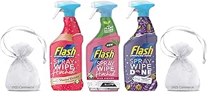 Flash All Purpose cleaning Spray, 800ml, Pack of 3 Scent: Antibacterial ...