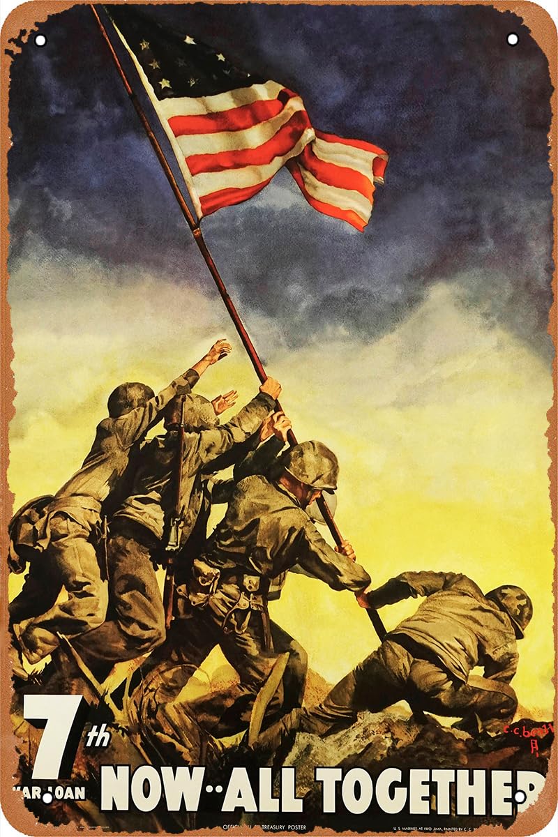 Amazon.com: Now All Together WWII USA Military Propaganda Poster ...