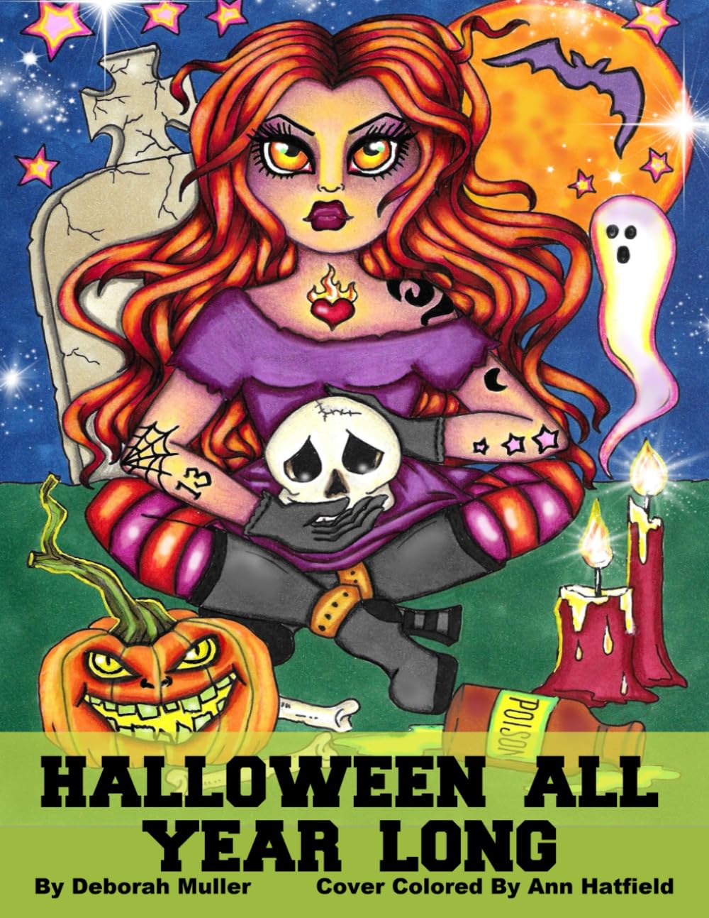 Amazon.com: Halloween All Year Long: A Halloween Adventure By Artist Deborah Muller. Adult ...