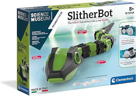 Clementoni Science Museum Slither Bot - Moving Snake Robot Toy for Kids ...
