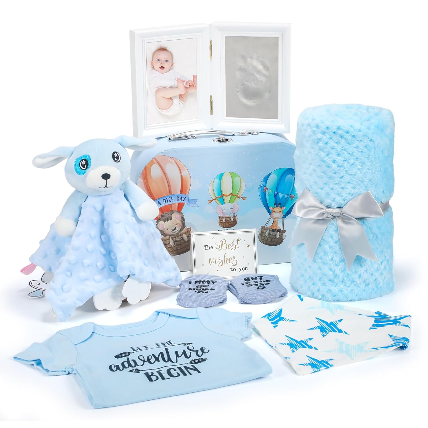 Amazon.com : Croknit 8Pcs Newborn Baby Gift Set for Baby Shower Party ...