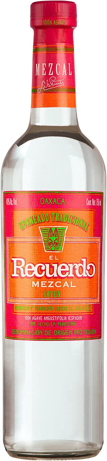 Recuerdo de Oaxaca Joven Mezcal, Botella de Mezcal 100% de Agave Tipo ...