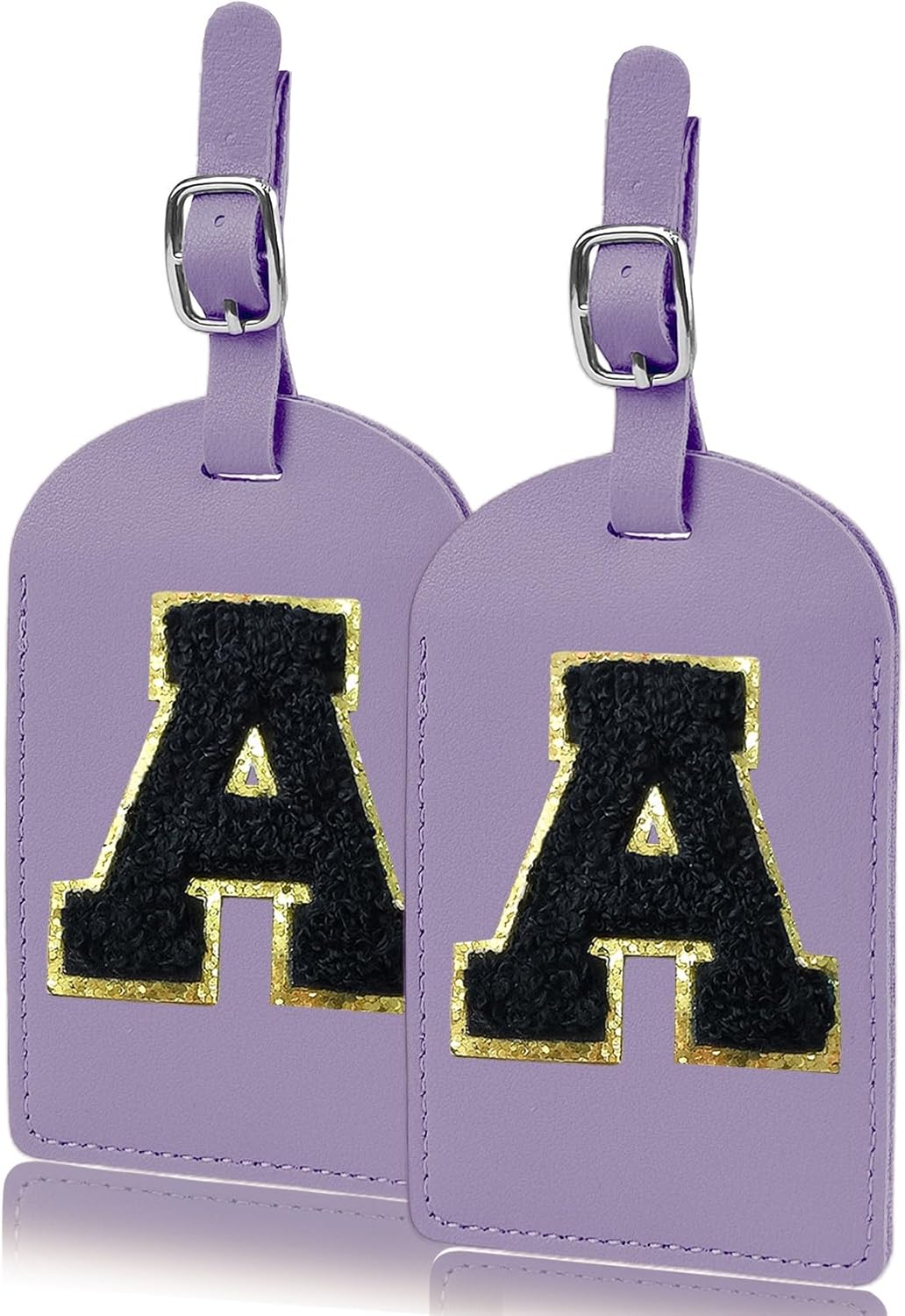 Amazon.com | COSHAYSOO 2Pcs Initial Luggage Tags for Women Teen Girl ...