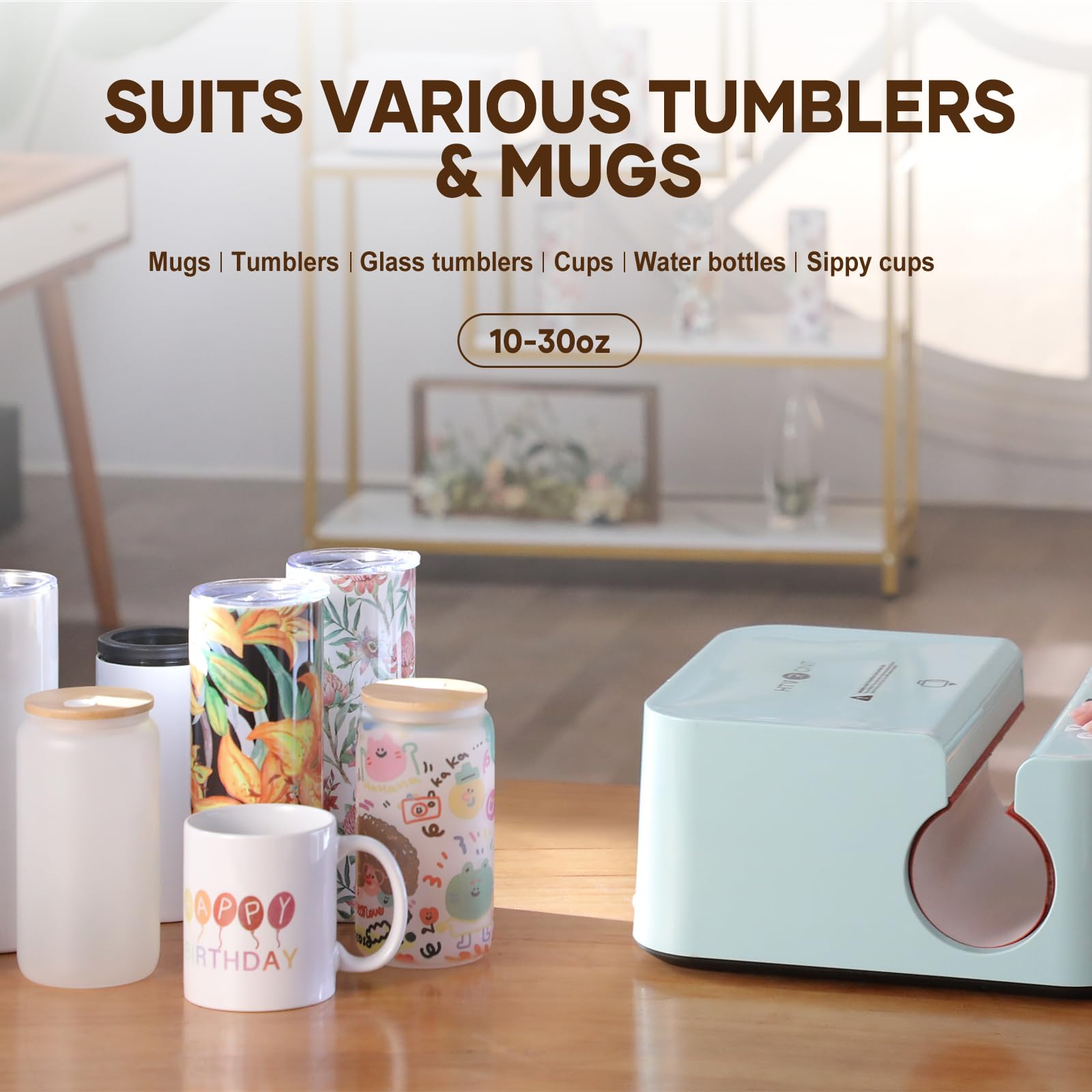 Snapklik.com : HTVRONT Auto Tumbler Heat Press Machine - Mug Heat Press ...