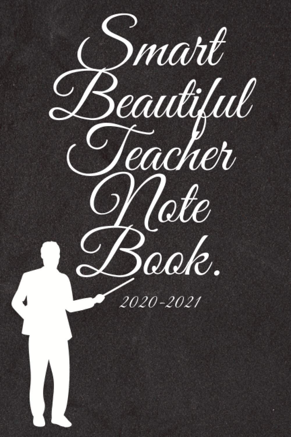 Buy smart beautiful teacher note book 2020-2021: Weekly and Monthly ...