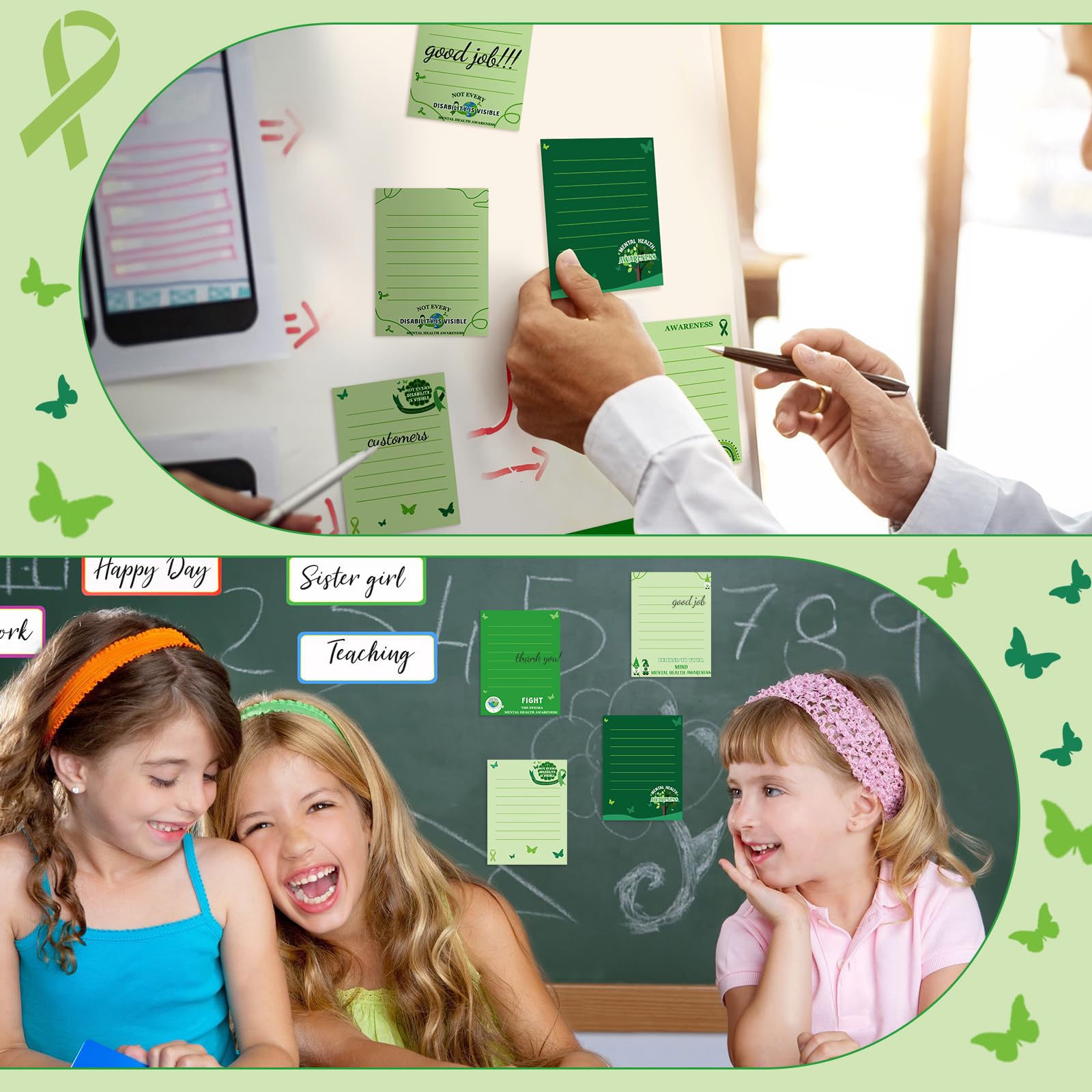 Snapklik.com : 32 Pads Mental Health Sticky Notes Mental Health ...