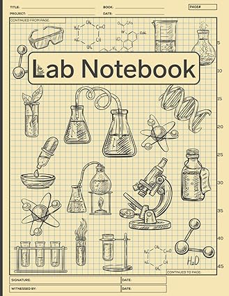 Amazon.com: Laboratory Notebook: Lab Notebook for Graduate Student ...