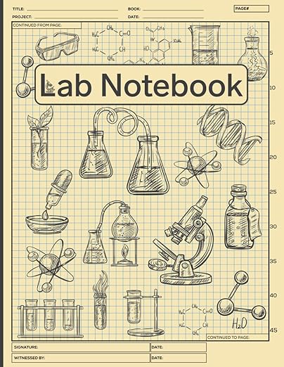 Amazon.com: Laboratory Notebook: Lab Notebook for Graduate Student ...