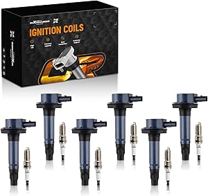 Amazon.com: maXpeedingrods UF553 Set of 6 Ignition Coil Pack and Iridium Spark Plugs Fit for ...