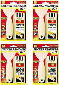 PEBBLE HUG Products Sticker Remover Kit with Scraper Removes Stickers ...