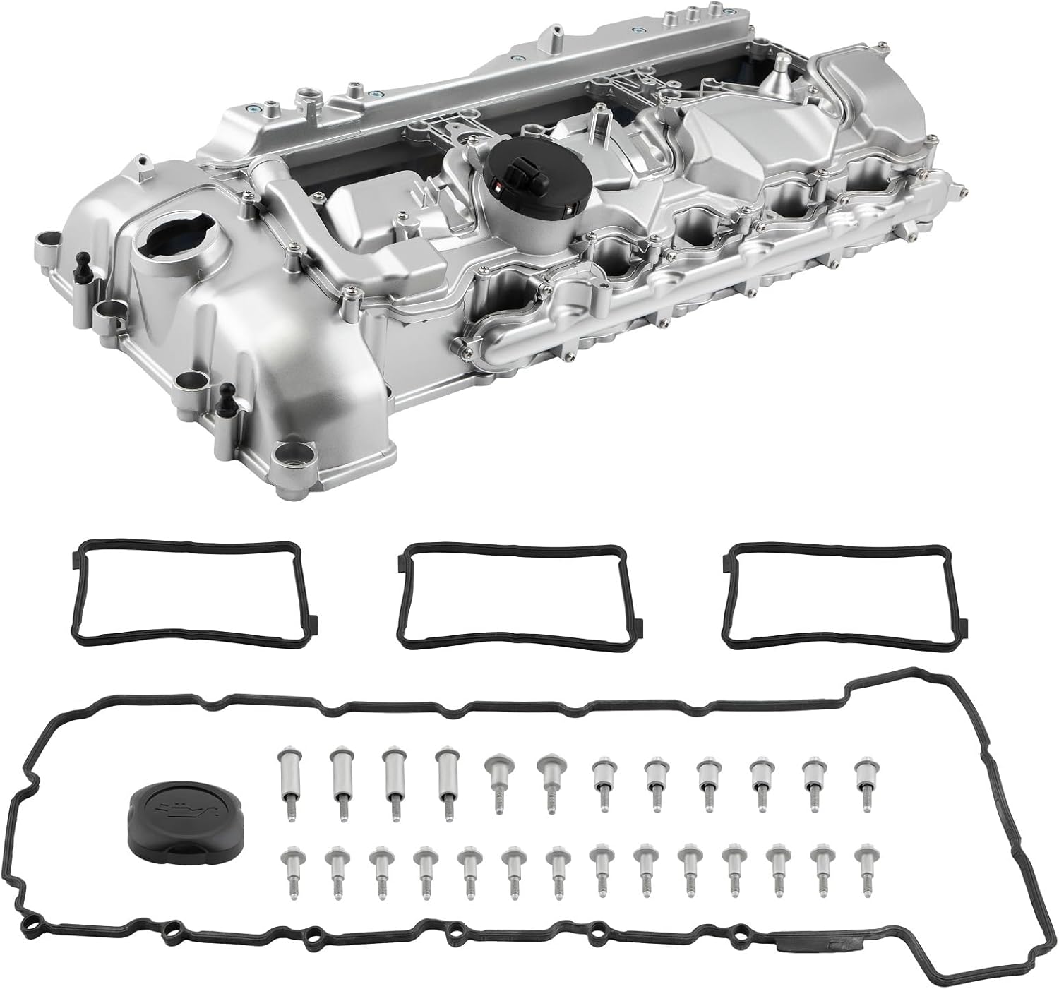 Amazon.com: maXpeedingrods N55 Aluminum Engine Valve Cover 11127570292 ...