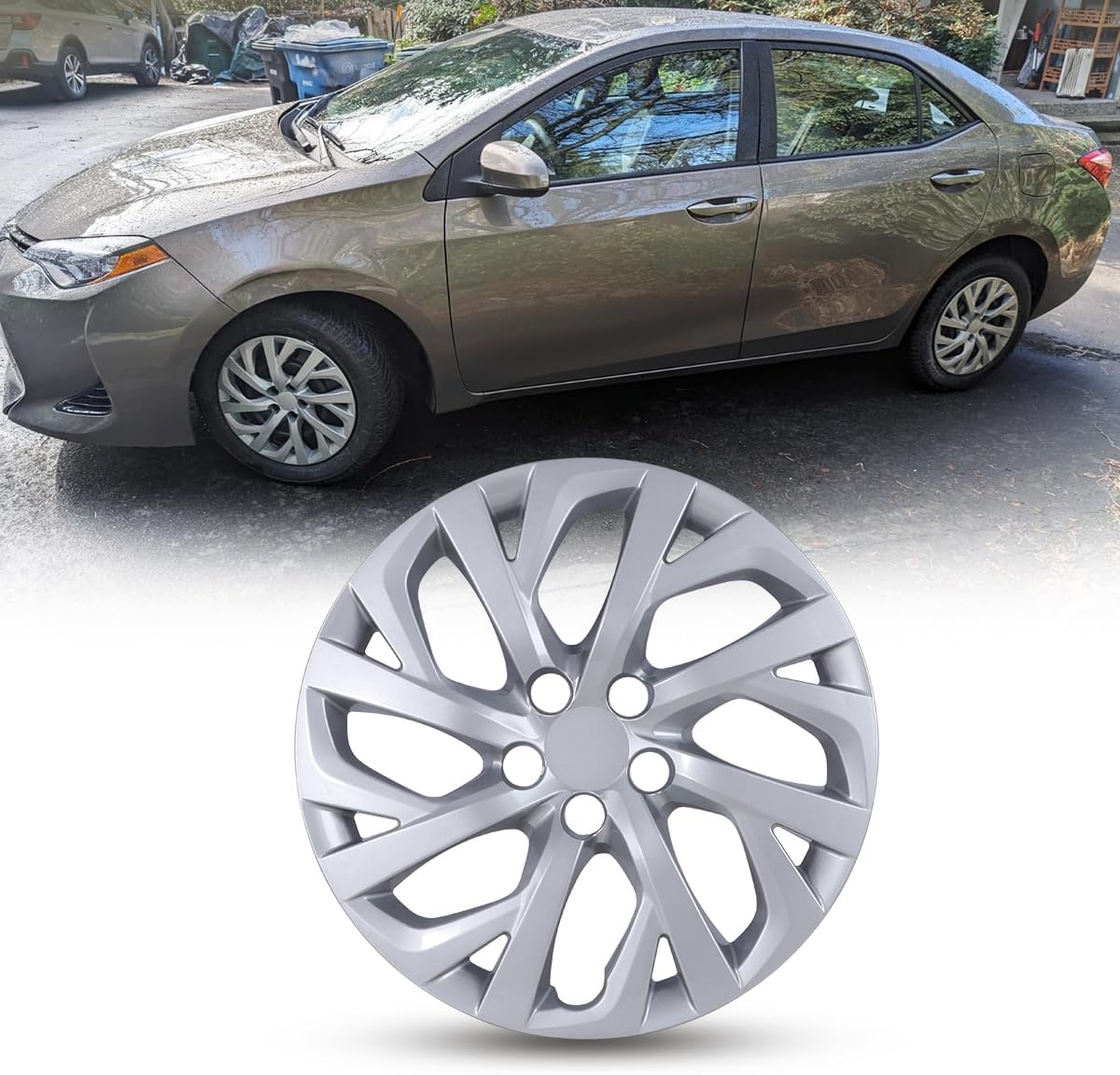 ROXX 1PC Replacement 16 inch Wheel Rim Cover Hubcaps Replacement for ...