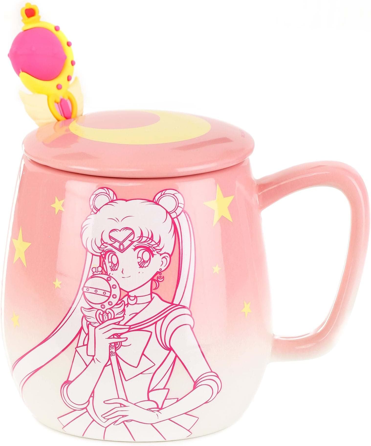 Amazon.com | ABYSTYLE Sailor Moon Luna & Artemis 3D Ceramic Coffee Tea ...