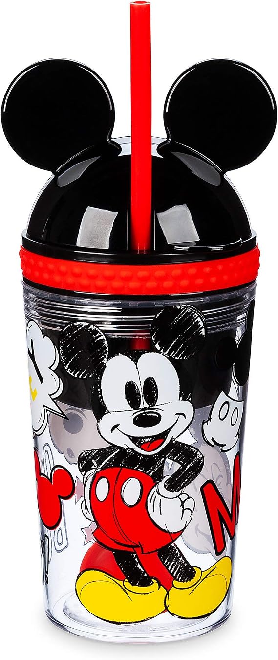 Amazon.com: Disney Mickey Mouse Snack & Drink Cup with Straw/Spoon : Baby