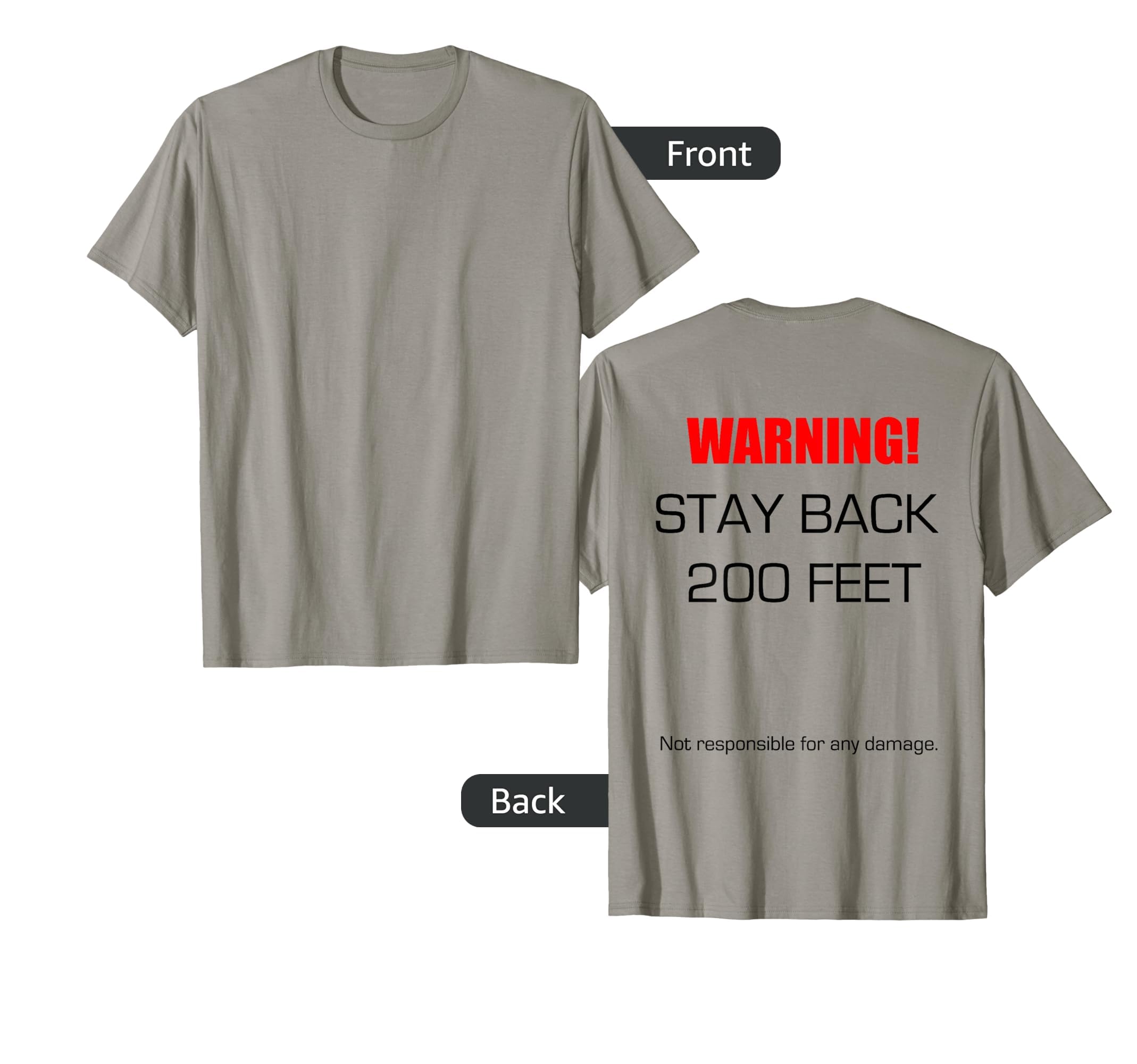 Amazon.com: Stay Back 200 Feet : Clothing, Shoes & Jewelry