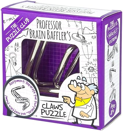 Amazon.co.jp: 知恵の輪 Professor Brain Baffler’s Claws Puzzle : おもちゃ